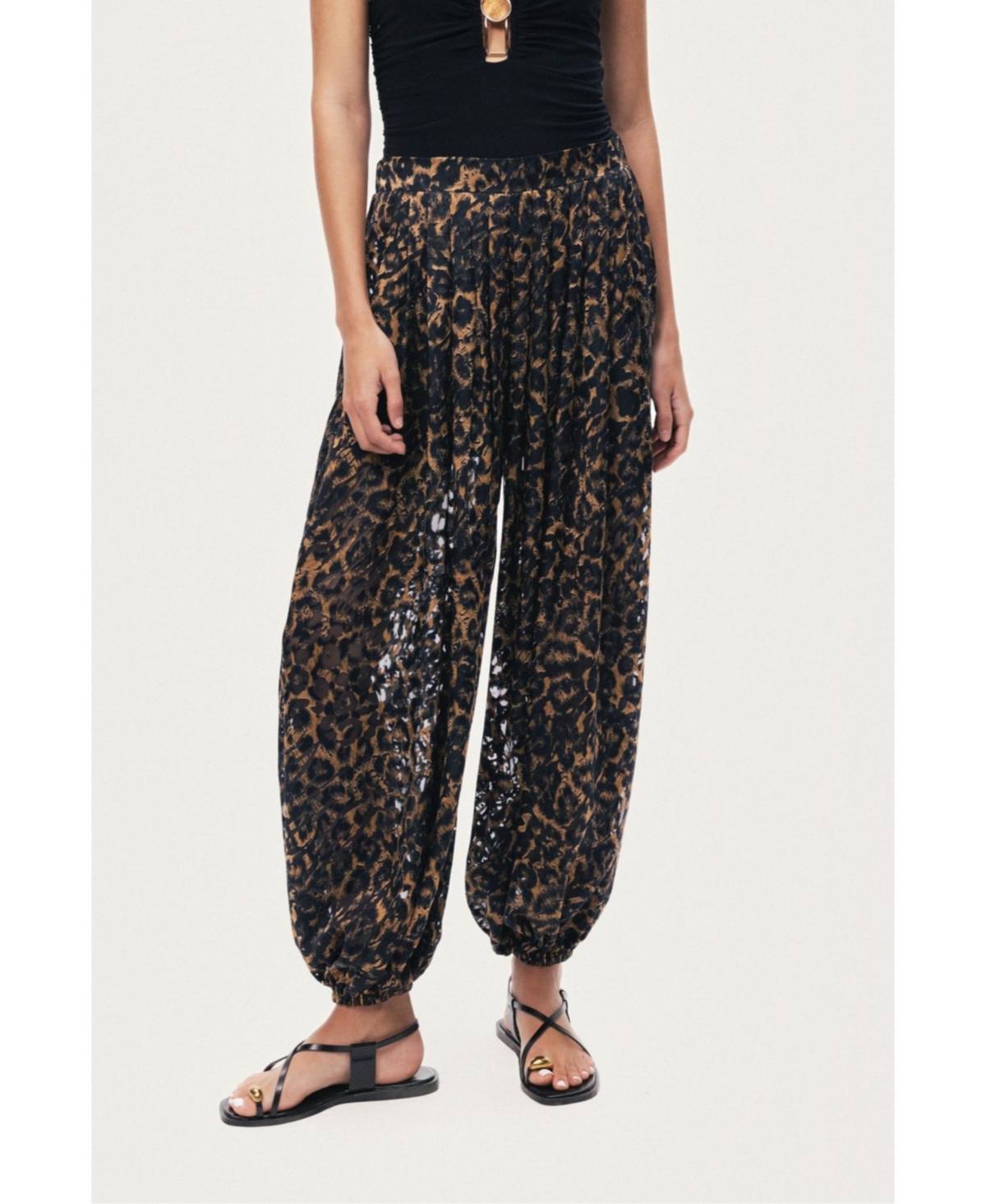 Click here for Nocturne Womens Printed Relaxed Balloon Leg Pants... prices