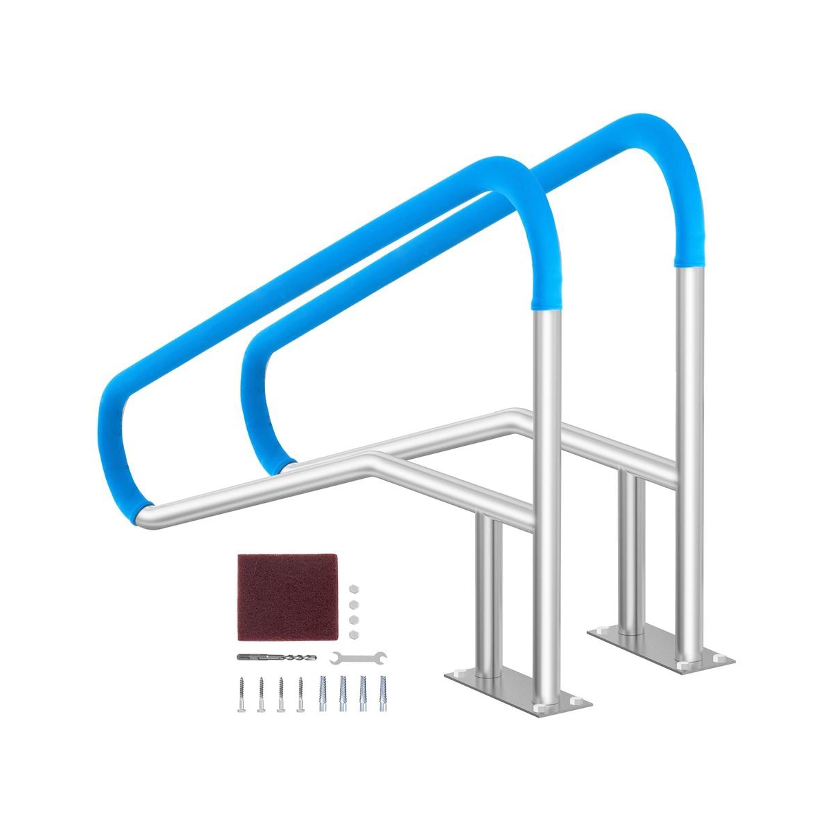 Click here for Sugift Pool Handrail 2 Pack 55 x 32 in Stainless S... prices