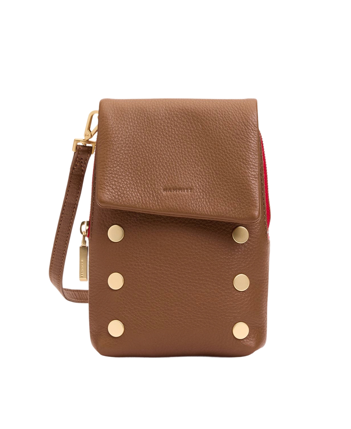 Click here for Hammitt Vip Mini Mobile Leather Crossbody - Mahoga... prices