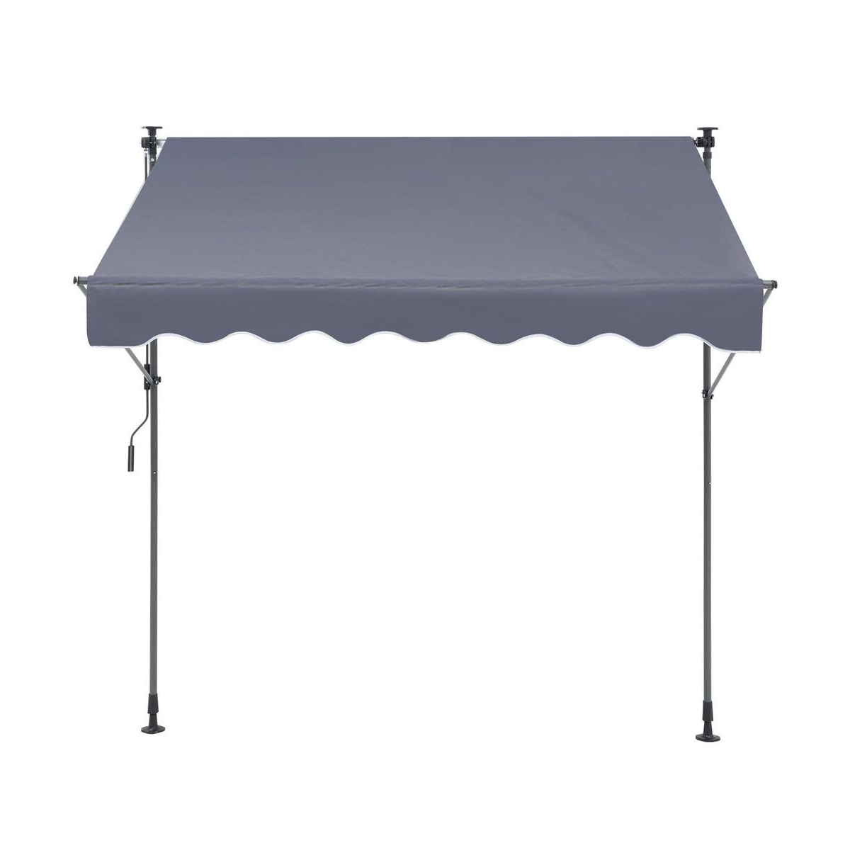 Click here for Sugift 118 in Manual Retractable Patio Awning Suns... prices