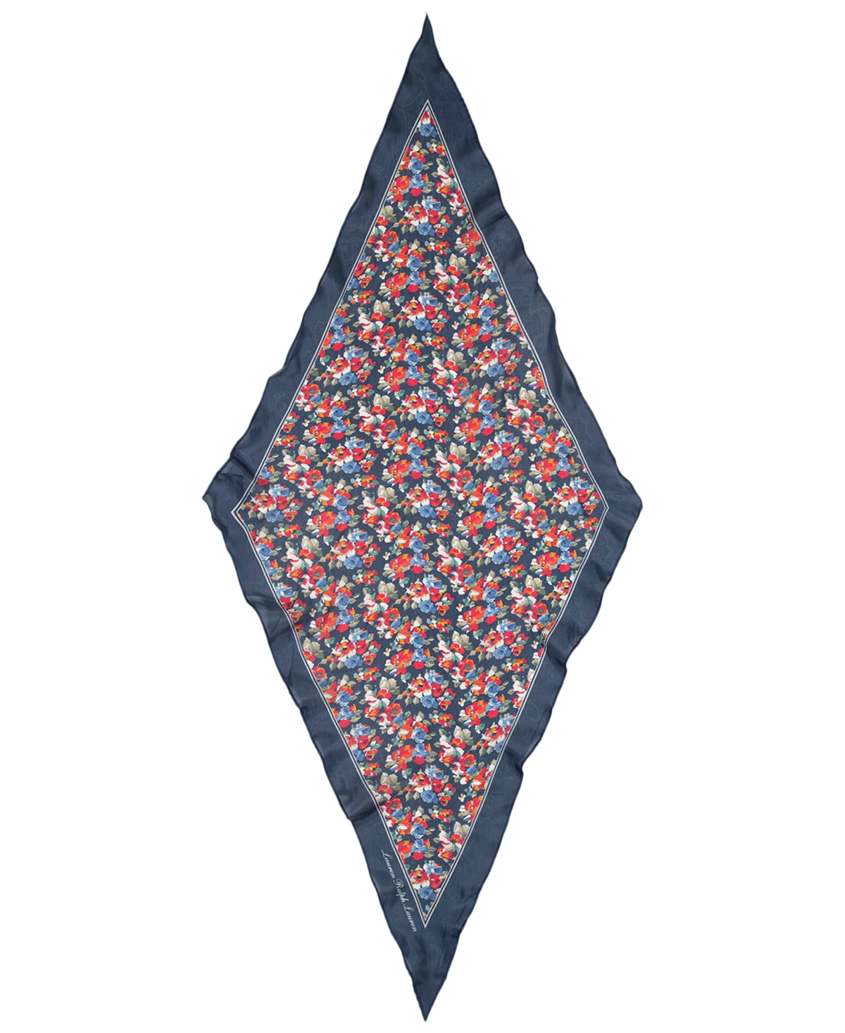 Click here for Lauren Ralph Lauren Floral Large Diamond Scarf - N... prices