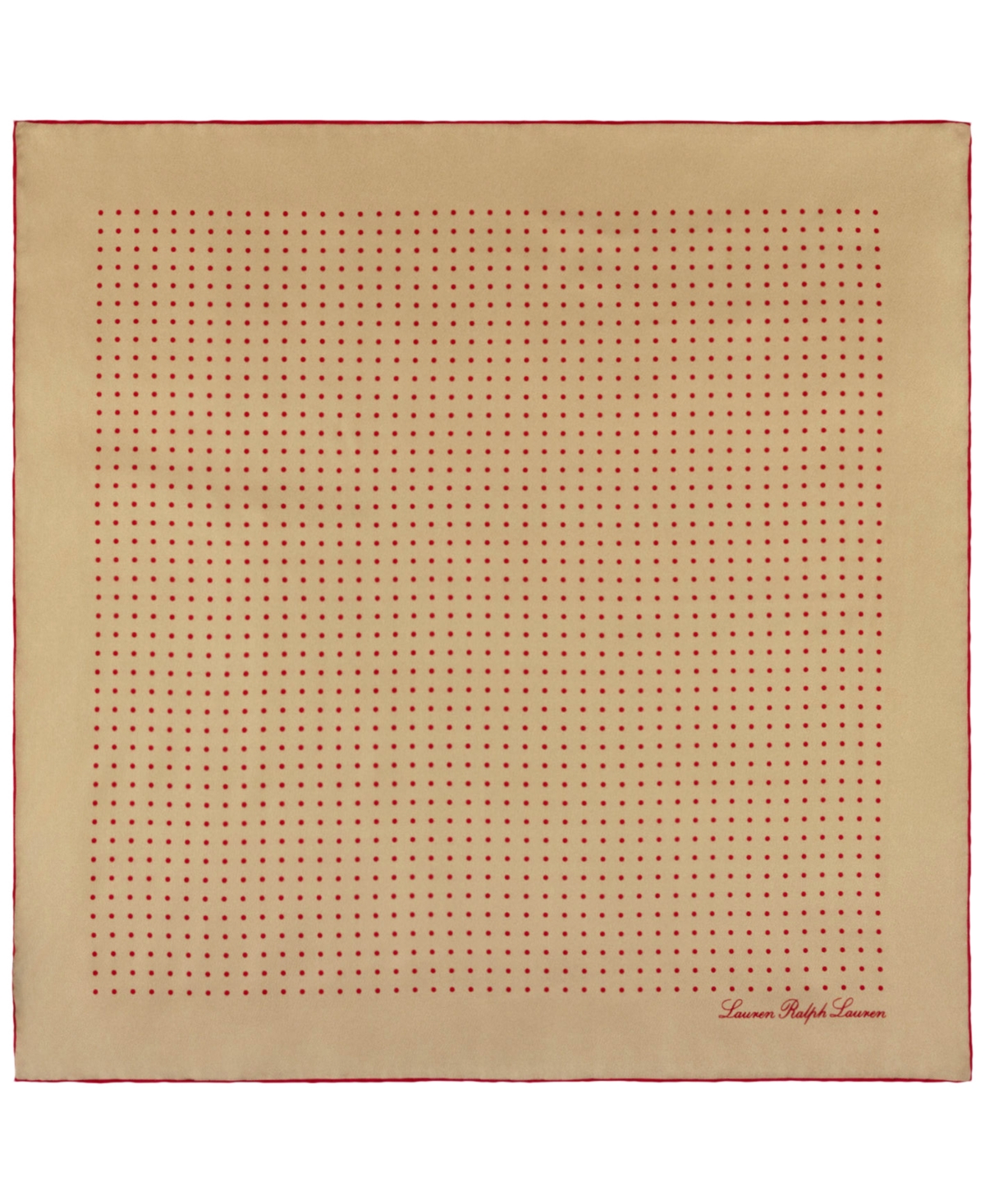 Click here for Lauren Ralph Lauren Core Dot Square Scarf - Birch... prices