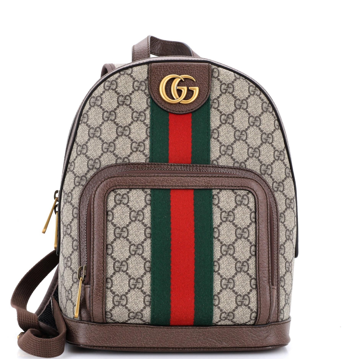 Click here for Pre-Owned Gucci Small Ophidia Backpack Gg Coated C... prices
