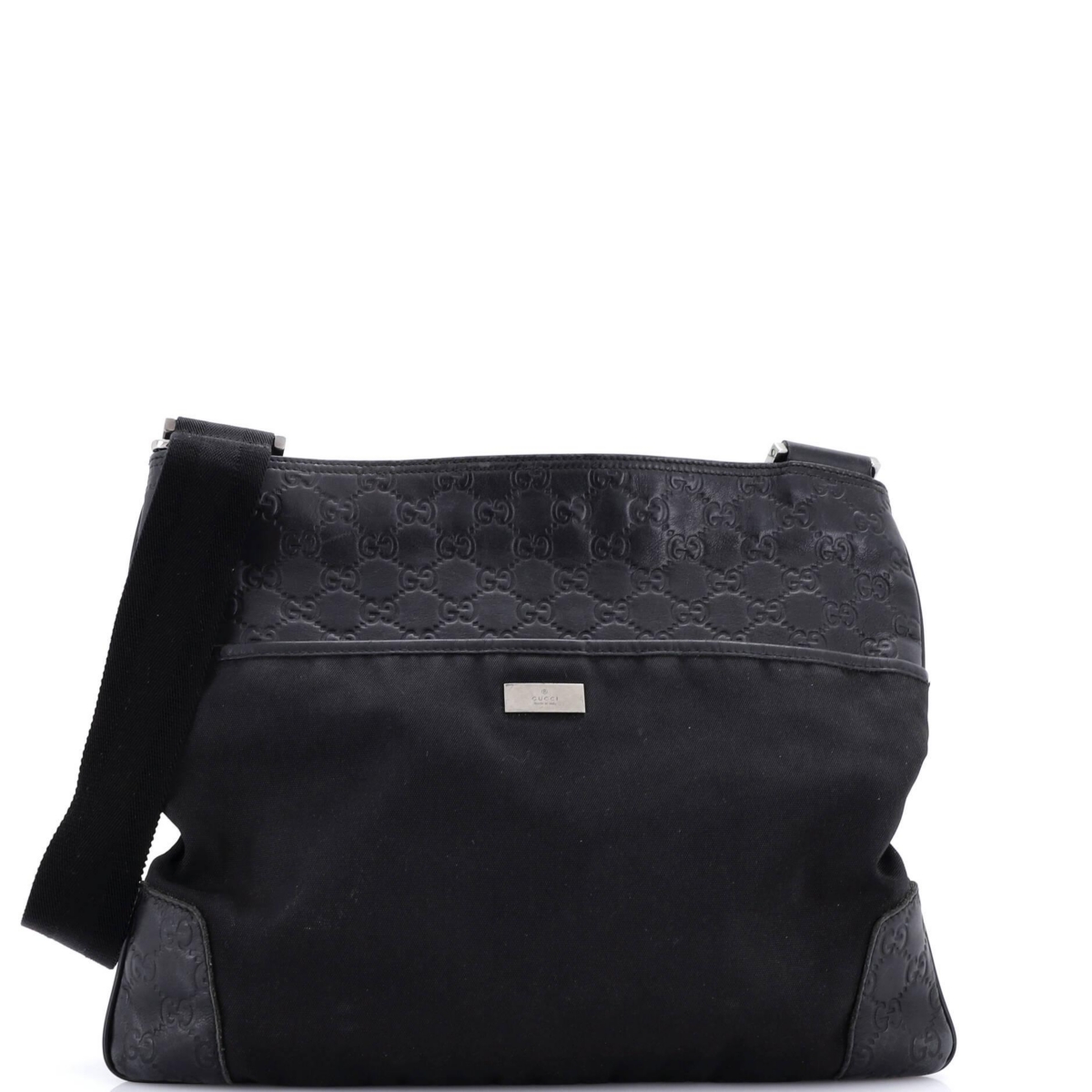 Click here for Pre-Owned Gucci Large Zip Top Messenger Bag Guccis... prices
