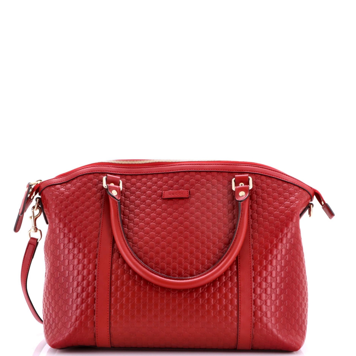 Click here for Pre-Owned Gucci Medium Britt Convertible Dome Satc... prices