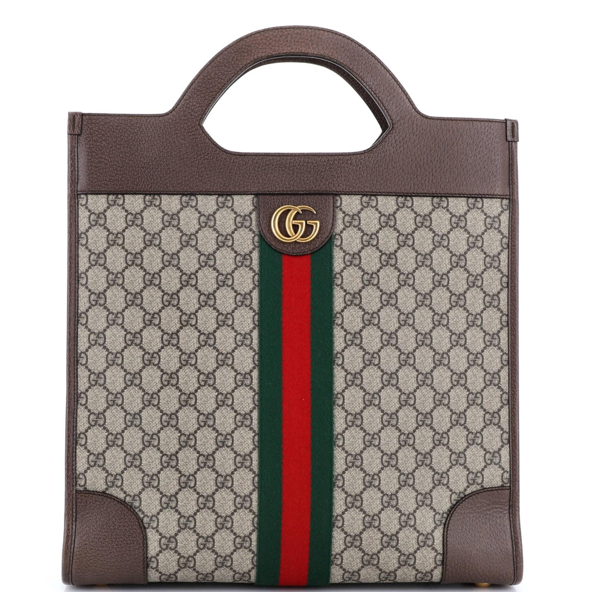 Click here for Pre-Owned Gucci Medium Ophidia Cut Out Handle Tote... prices