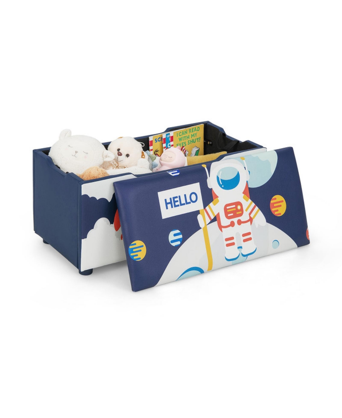 Click here for Gouun Kids Upholstered Wooden Toy Storage Box with... prices