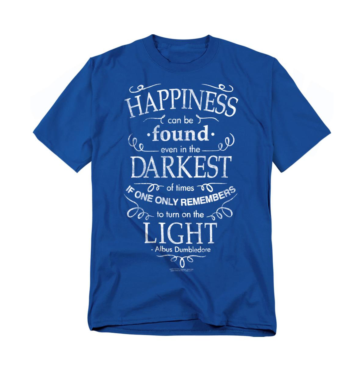 Click here for Harry Potter Mens Happiness T Shirt - Royal prices