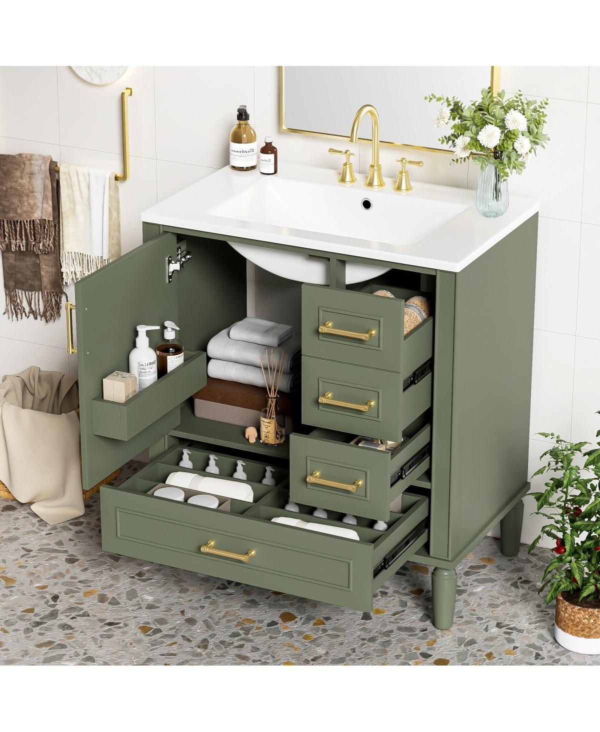 Click here for Sillysis Bathroom Vanity with Ceramic Sink  Solid... prices