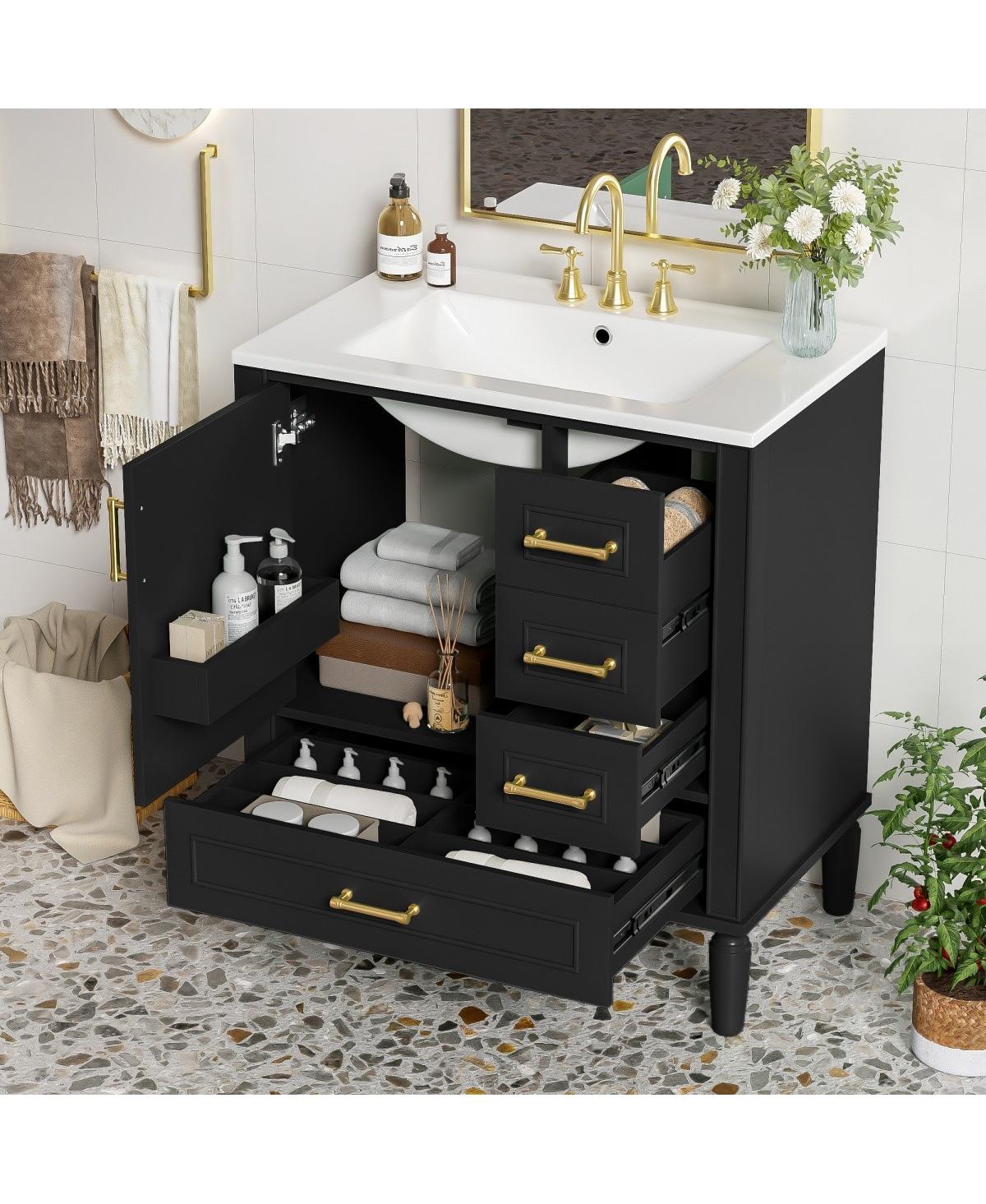 Click here for Sillysis Bathroom Vanity with Ceramic Sink  Solid... prices