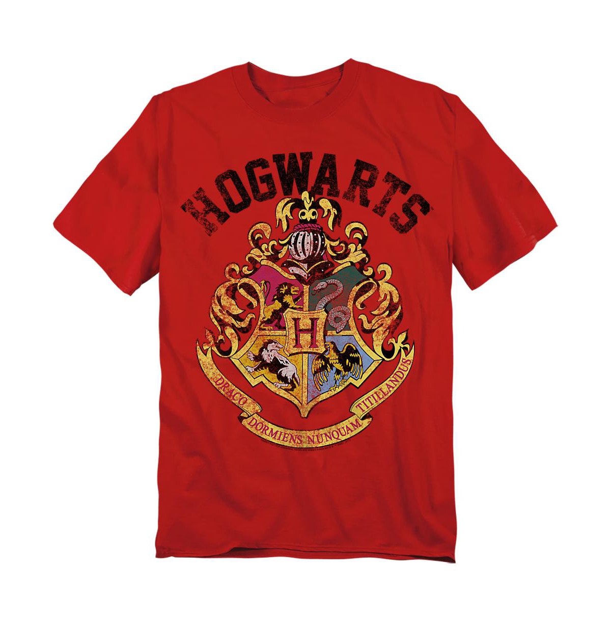 Click here for Harry Potter Mens Hogwarts Crest T-Shirt - Red prices