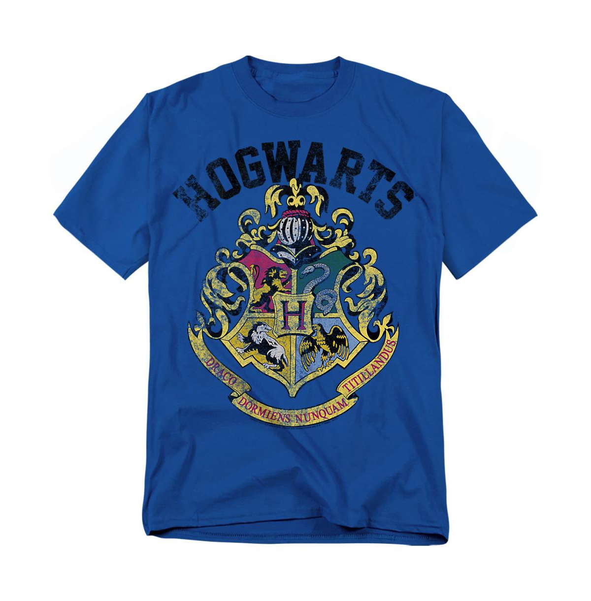 Click here for Harry Potter Mens Hogwarts Crest T-Shirt - Royal prices