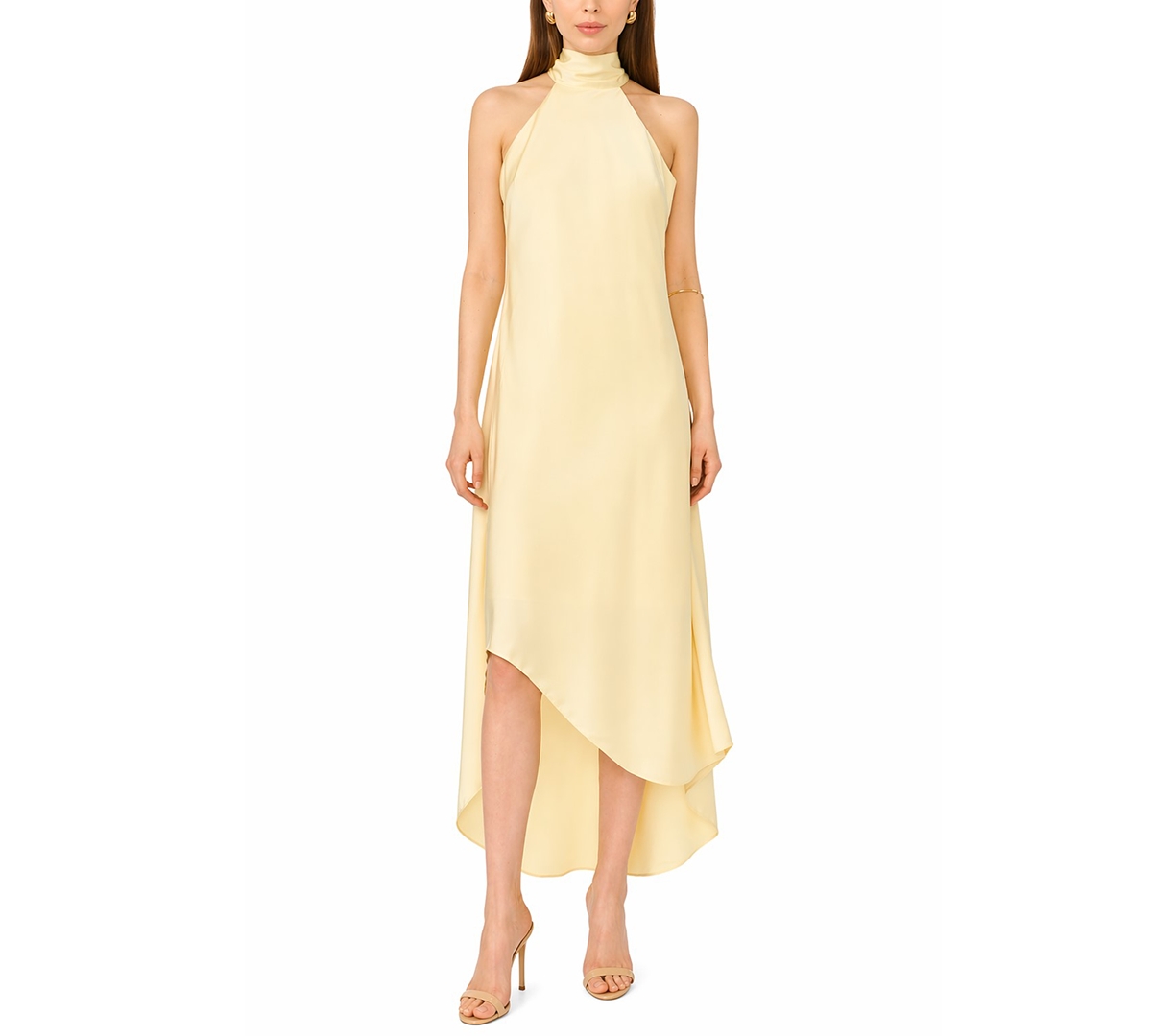 Click here for CeCe Womens Draped Tie Back Halter Dress - Pastel... prices