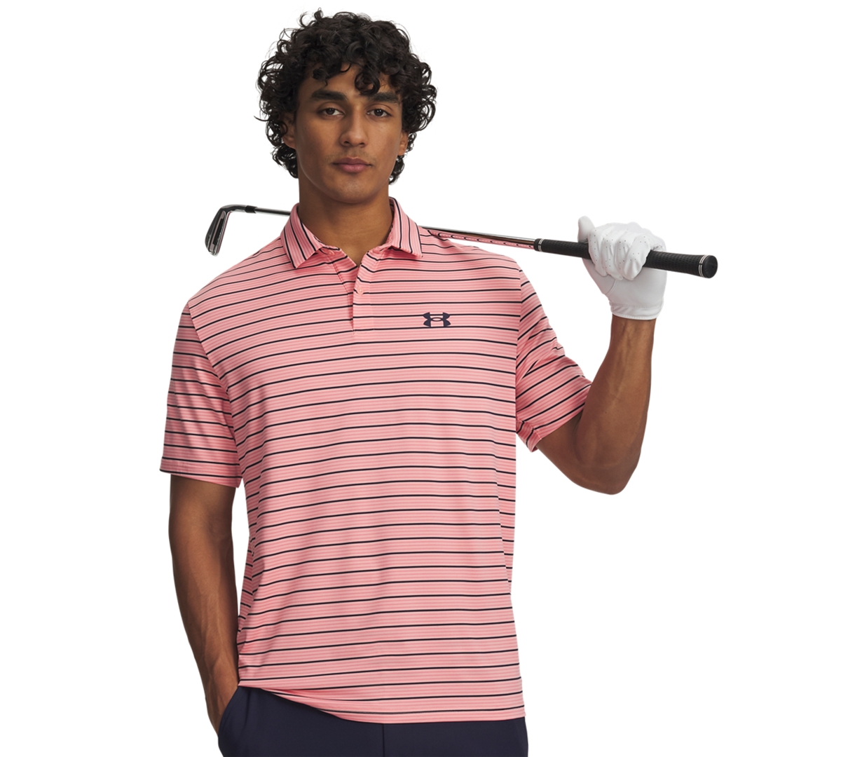 Click here for Under Armour Mens Matchplay Stripe Polo Shirt - Po... prices