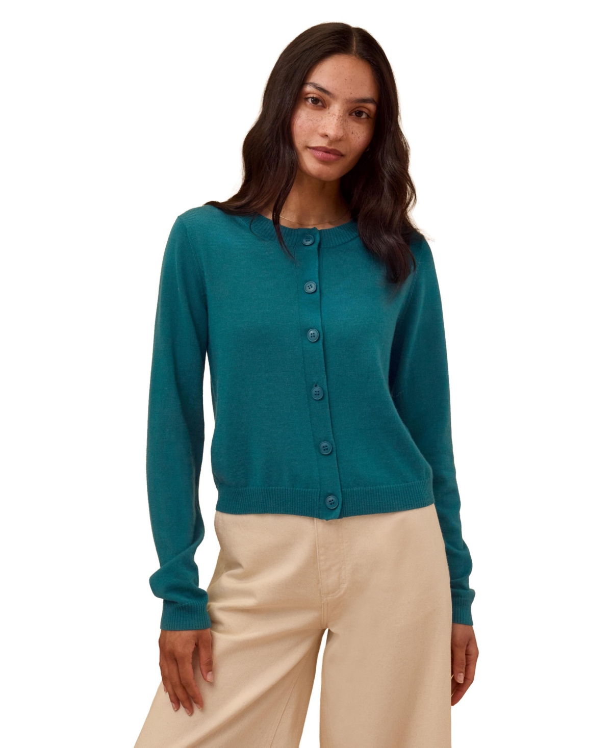 Click here for Celtic & Co. Womens Fine Knit Merino Crew Neck Car... prices