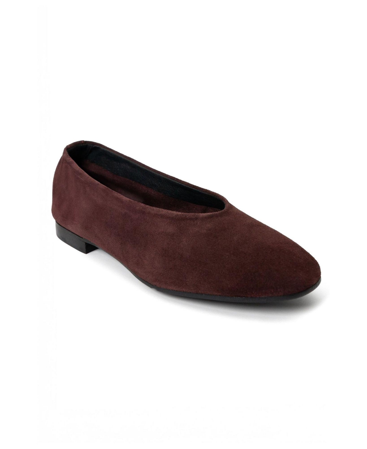 Click here for Menina Step Womens Lucrecia Suede Ballet Flat - Bu... prices