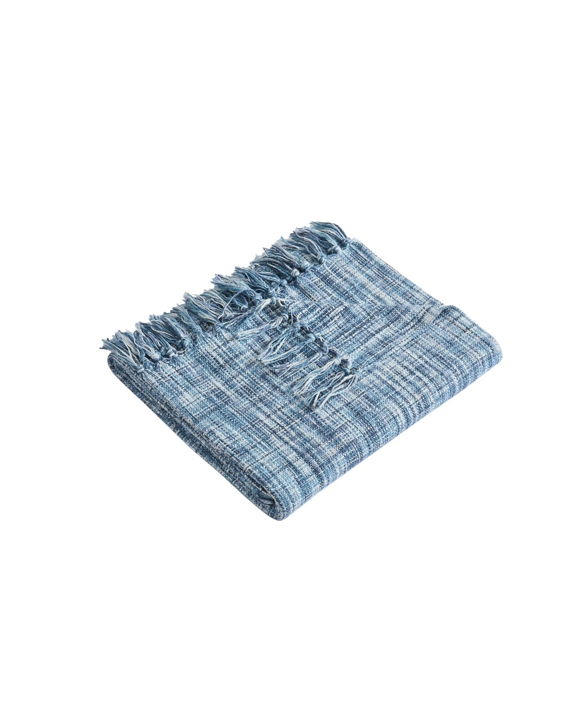 Click here for Palm Aire Margate Cotton Throw   50 x 70 - Blue prices