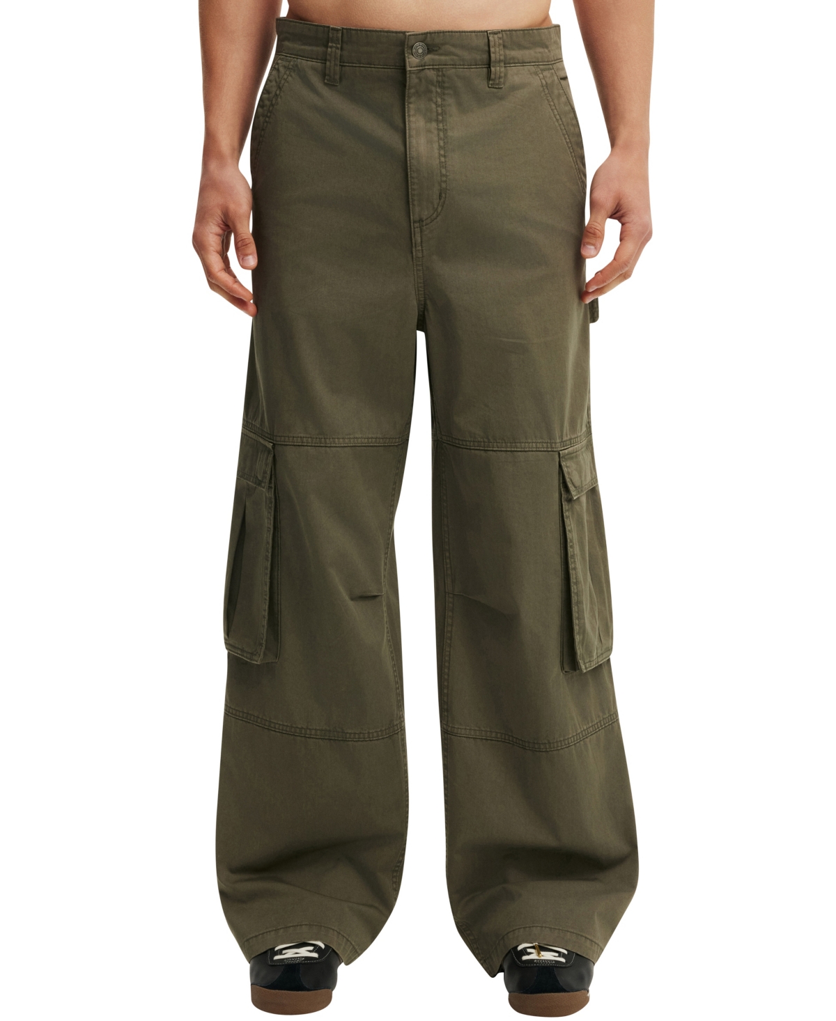 Click here for Cotton On Mens Super Baggy Cargo Pant - Green prices