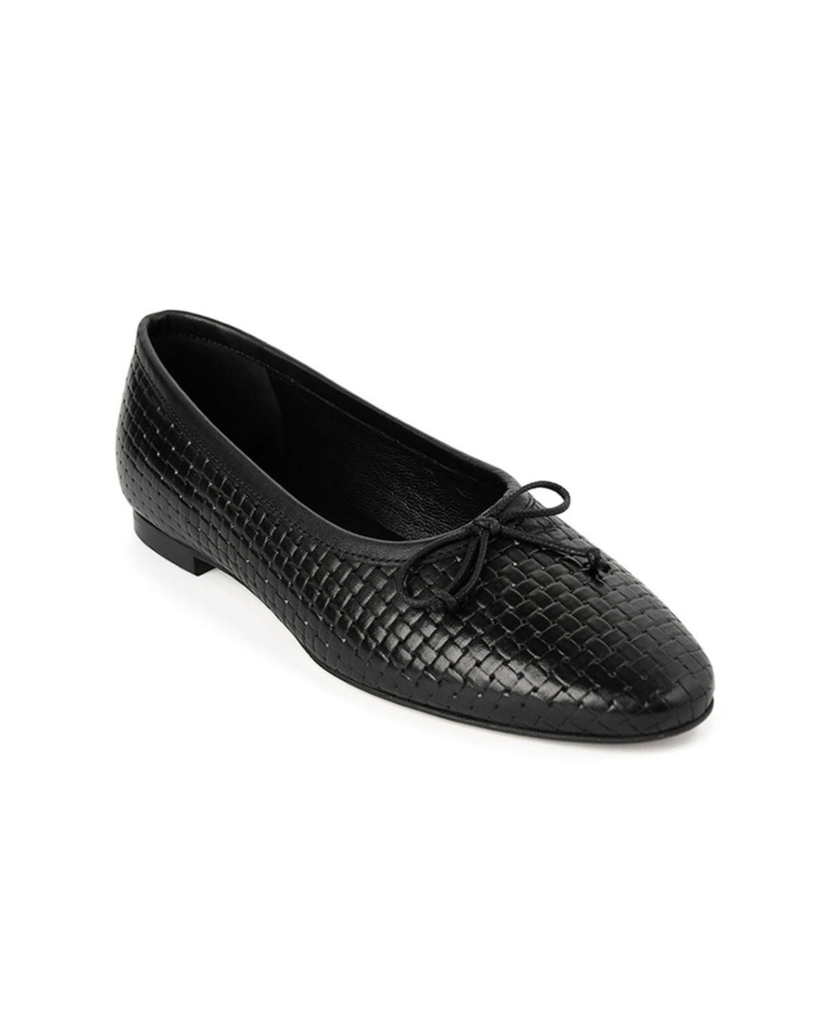 Click here for Menina Step Womens Amelie Weave Ballet Flat - Blac... prices