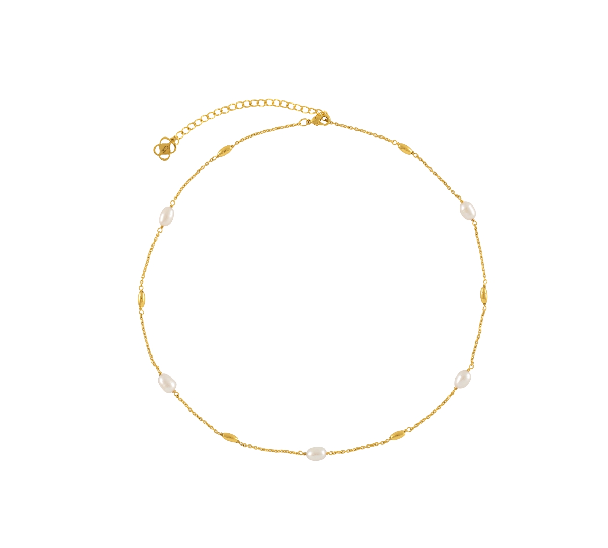 Click here for Ottoman Hands Lyra Pearl Beaded Necklace - Gold prices