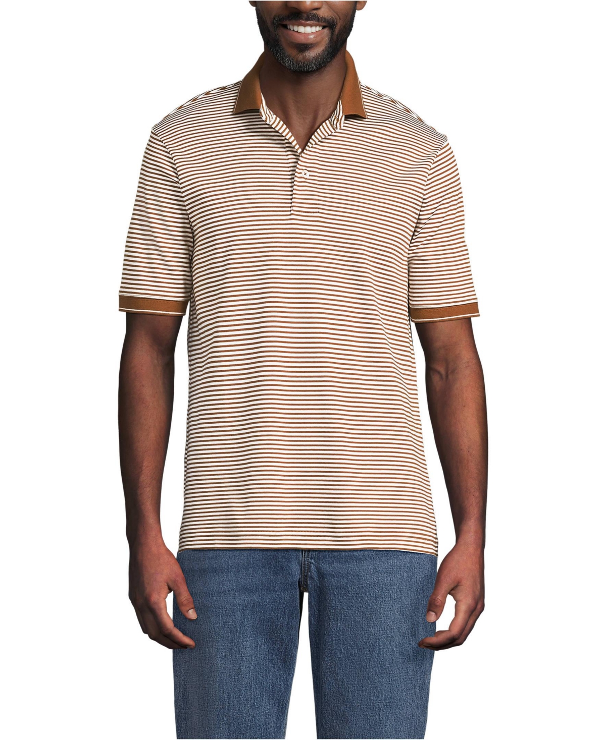 Click here for Lands End Mens Short Sleeve Cotton Supima Polo Shi... prices