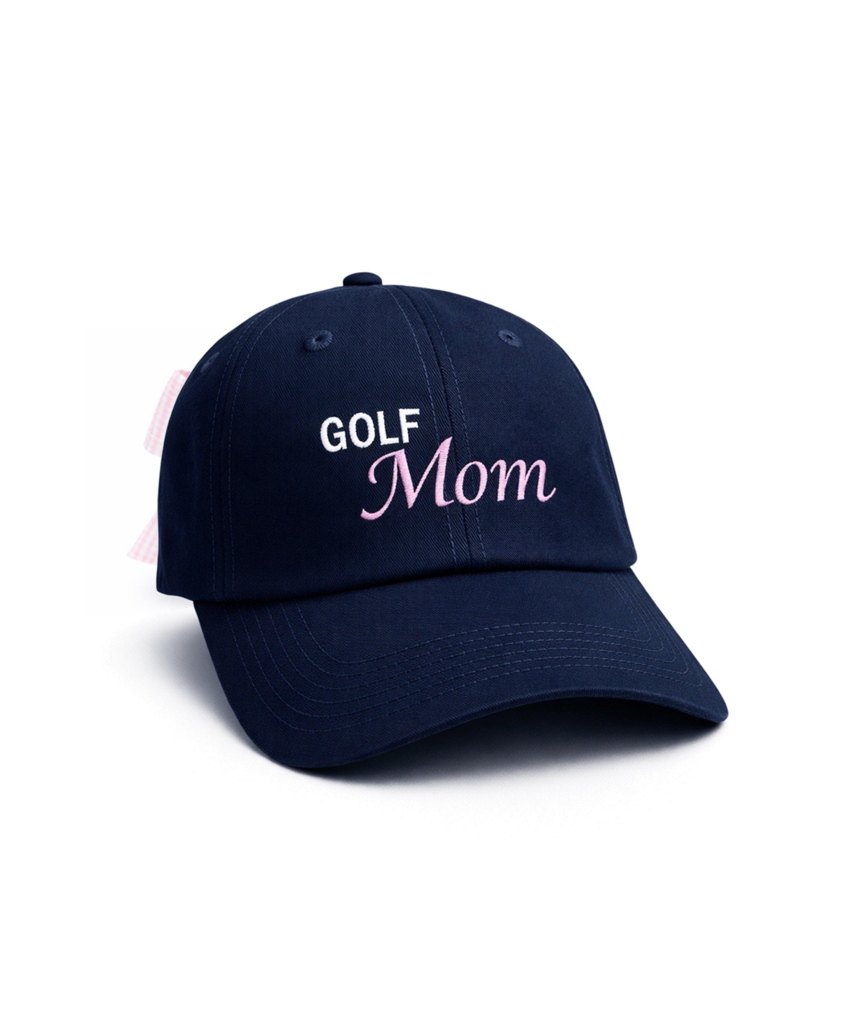 Click here for Bits & Bows Womens Golf Mom Bow Baseball Hat - Nav... prices