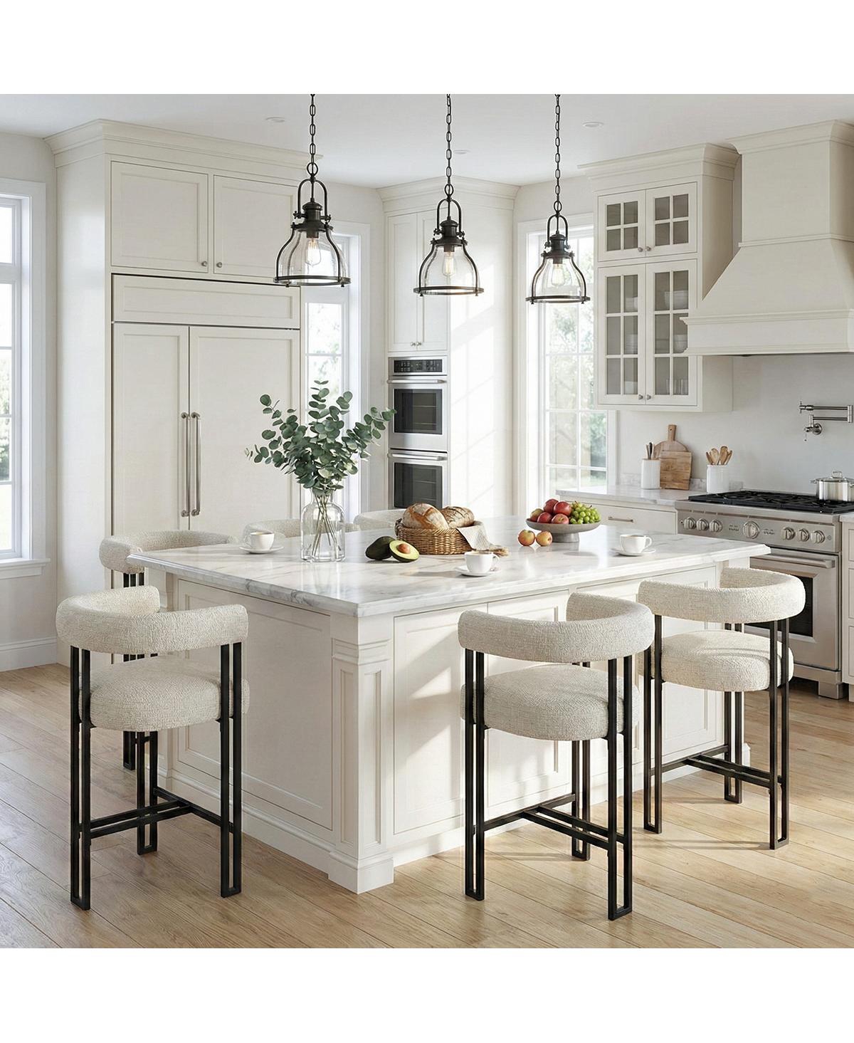 Click here for Maison Boucle 24 Upholstered Counter Height Stools... prices