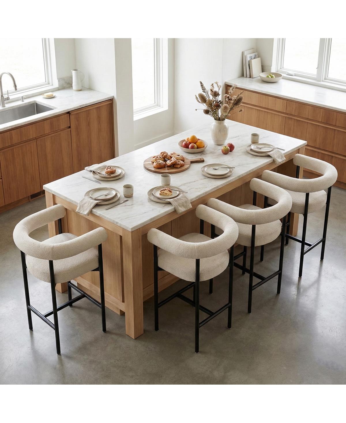 Click here for Maison Boucle 24 Boucle Counter Height Stools with... prices