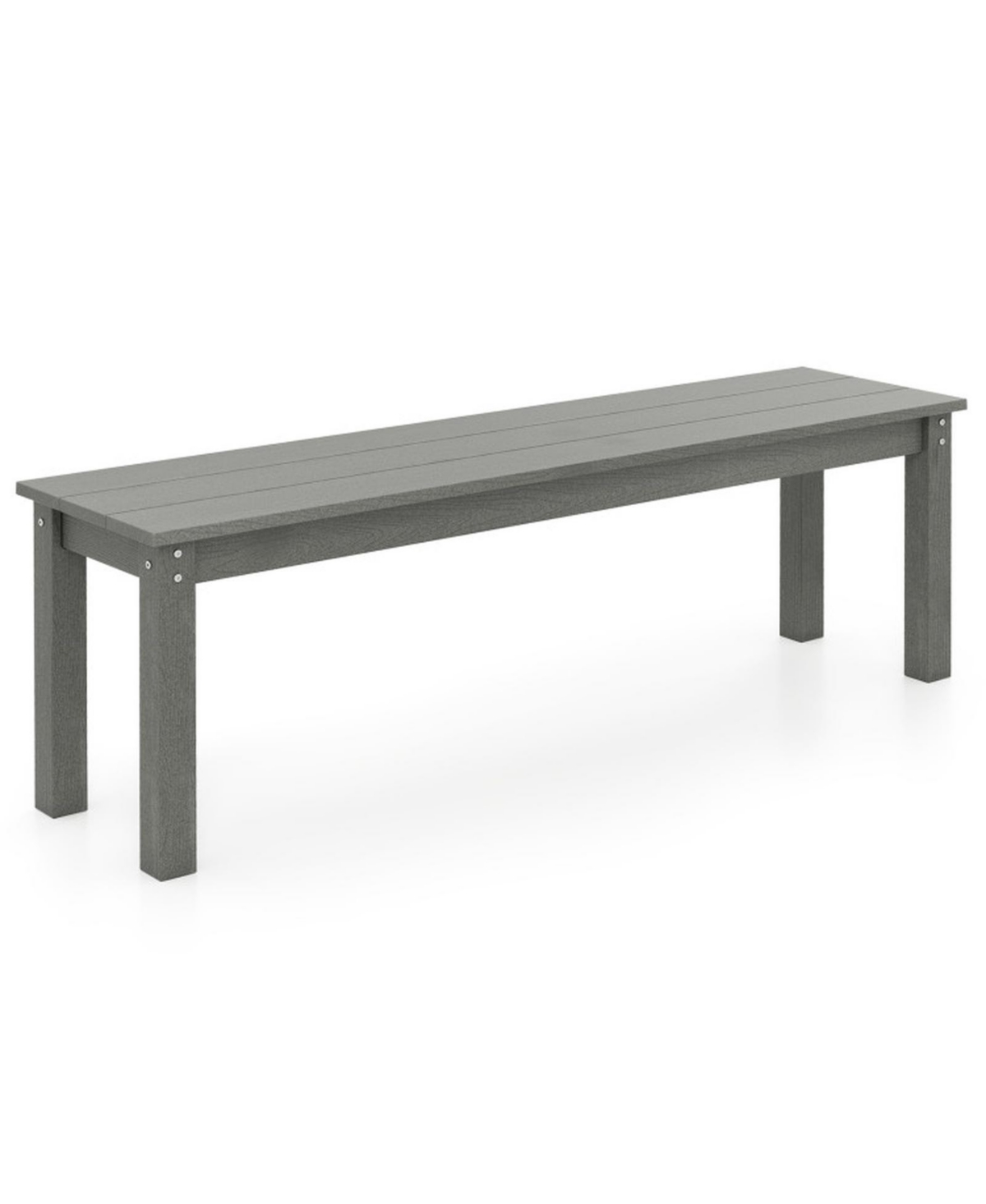 Click here for Gouun 55 in Hdpe Backless Outdoor Bench for 2-3 Pe... prices