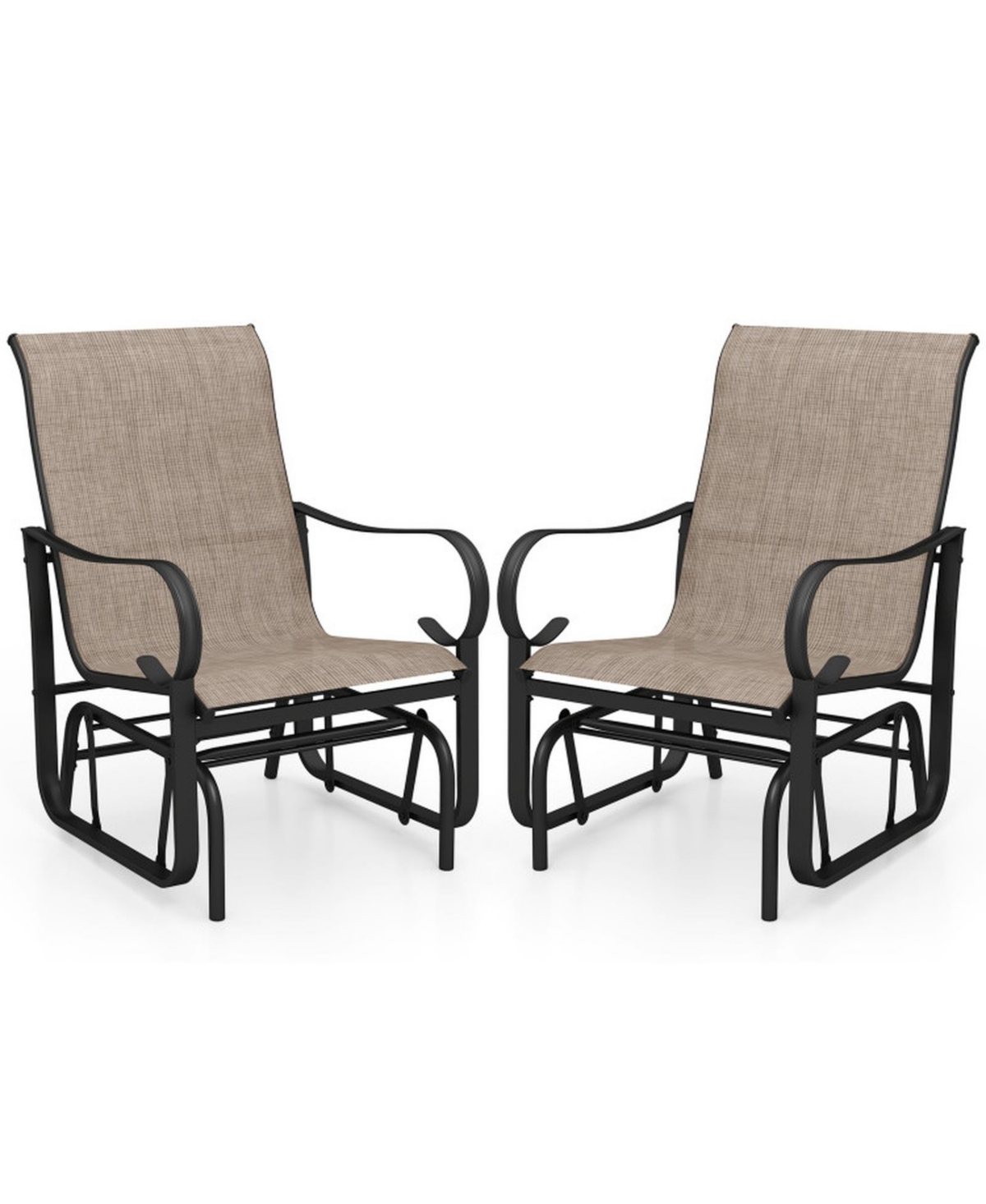 Click here for Gouun Mesh Glider Chair Set of 2 with Metal Frame... prices