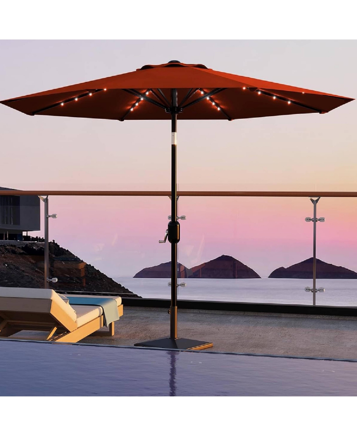 Click here for gaomon 10 Ft Outdoor Table Patio Umbrella  Waterpr... prices