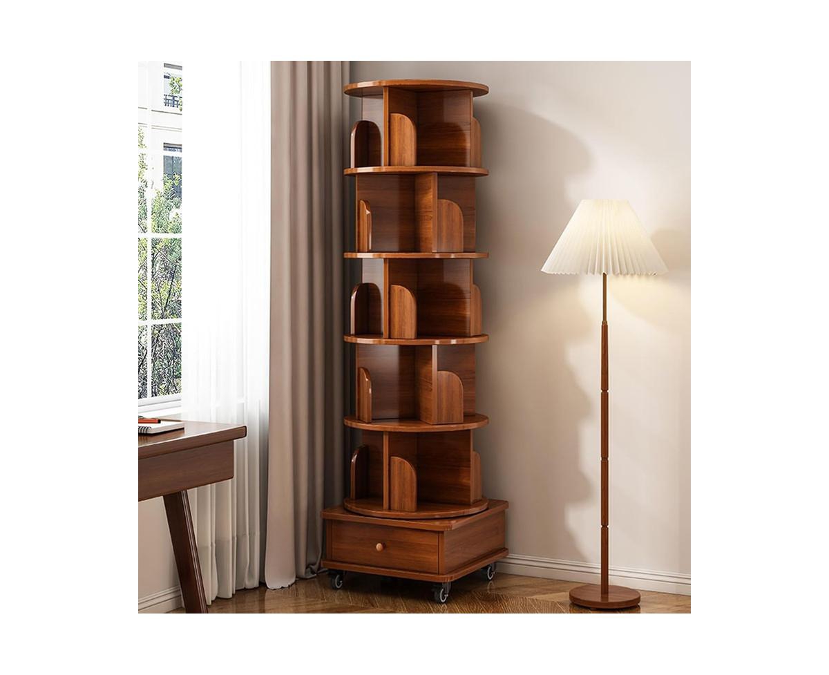 Click here for sumyeg 360 Degree Rotating Display Corner Bookshel... prices