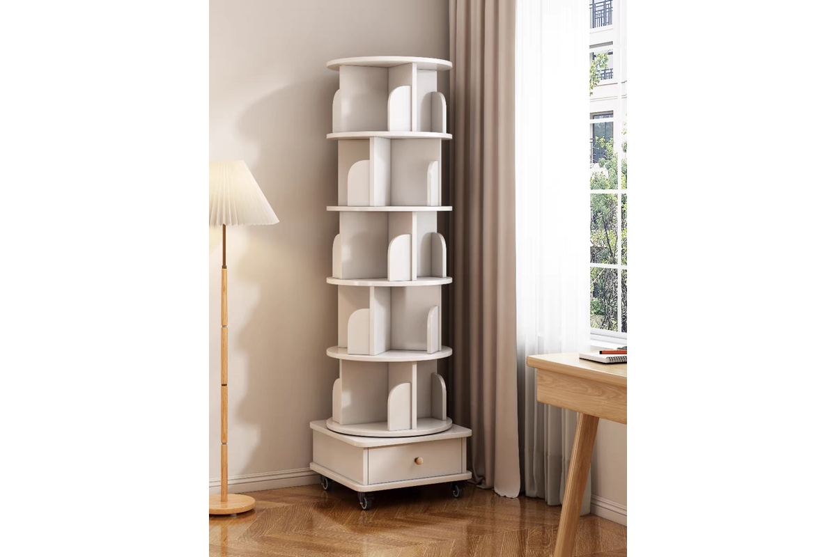 Click here for sumyeg 360 Degree Rotating Display Corner Bookshel... prices