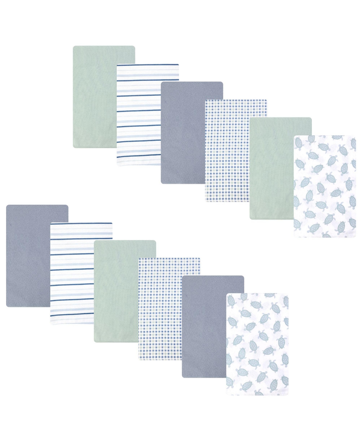 Click here for Hudson Baby Infant Cotton Poly Flannel Burp Cloths... prices