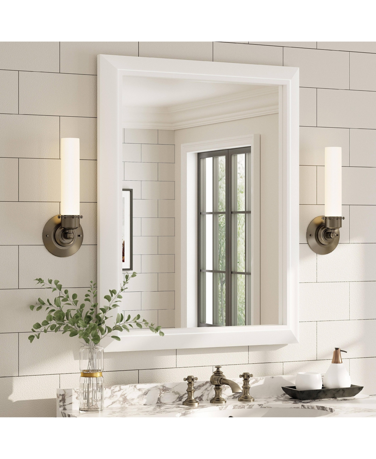 Click here for Apmir 28 x 36 Inch Thick Metal Framed Wall Mirrors... prices