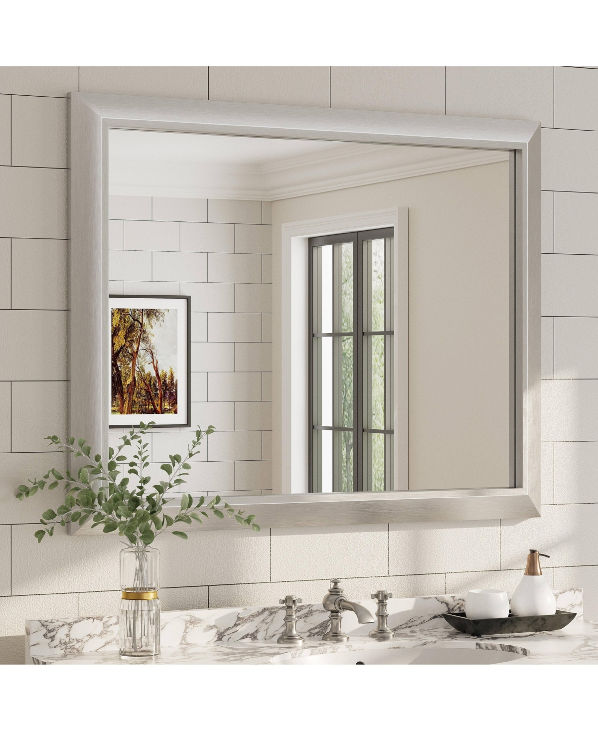 Click here for Apmir 32 x 40 Inch Thick Metal Framed Wall Mirrors... prices