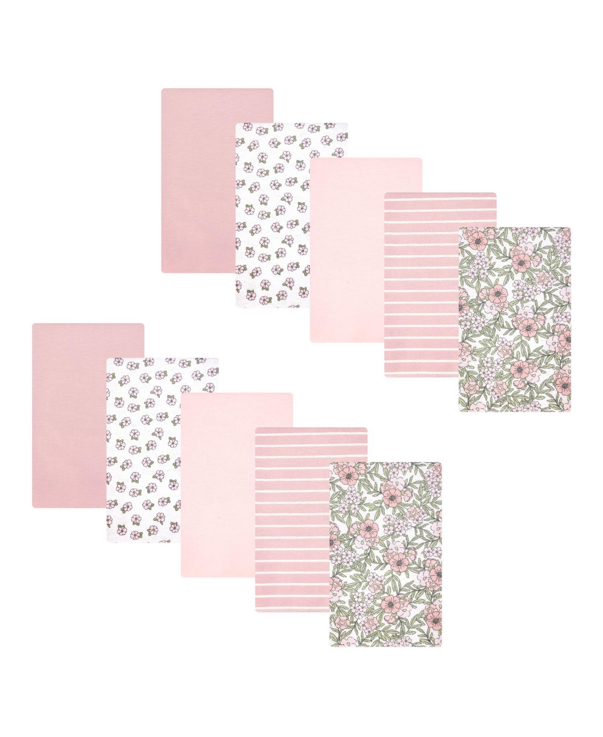 Click here for Hudson Baby Girl Cotton Poly Flannel Burp Cloths 1... prices