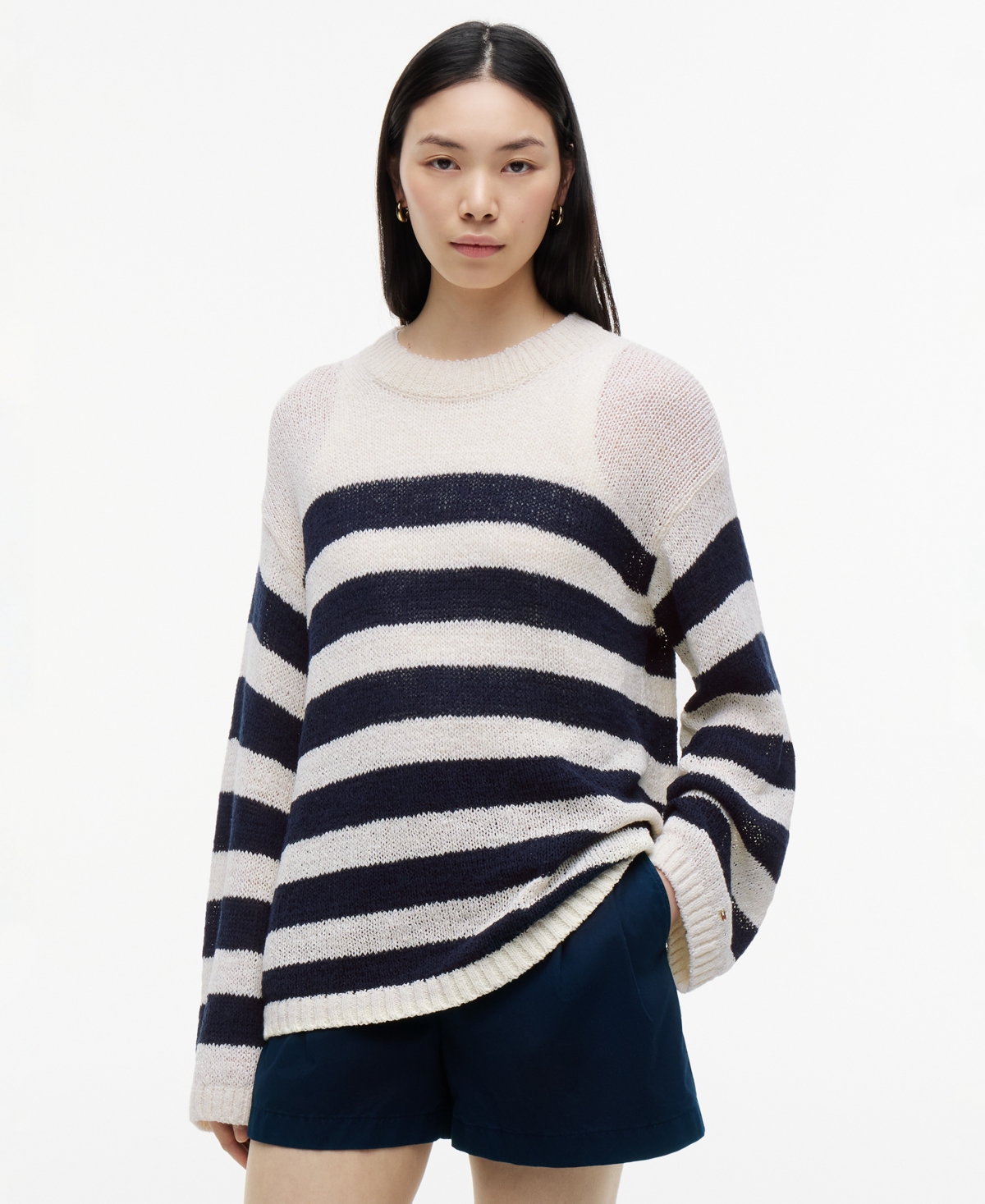 Click here for Tommy Hilfiger Womens Cotton Nautical Stripe Sweat... prices