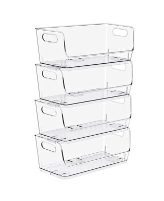 Click here for Sorbus 4 Pack Small Wide Open Front Stackable Stor... prices