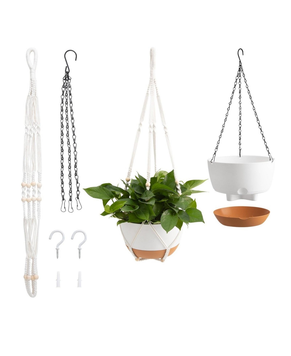 Click here for Sugift Hanging Planters 10 Inch Self-Watering Hang... prices