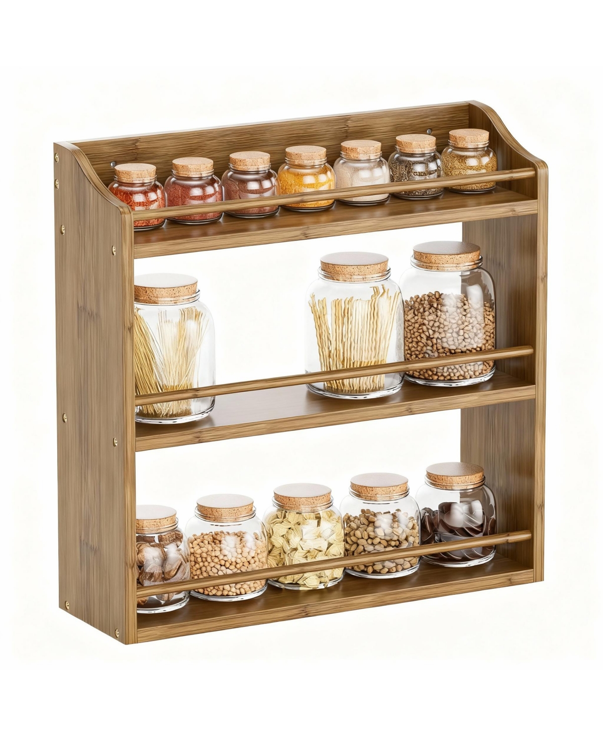 Click here for Yigii 3-Tier Bamboo Spice Rack: Saves Space  Organ... prices