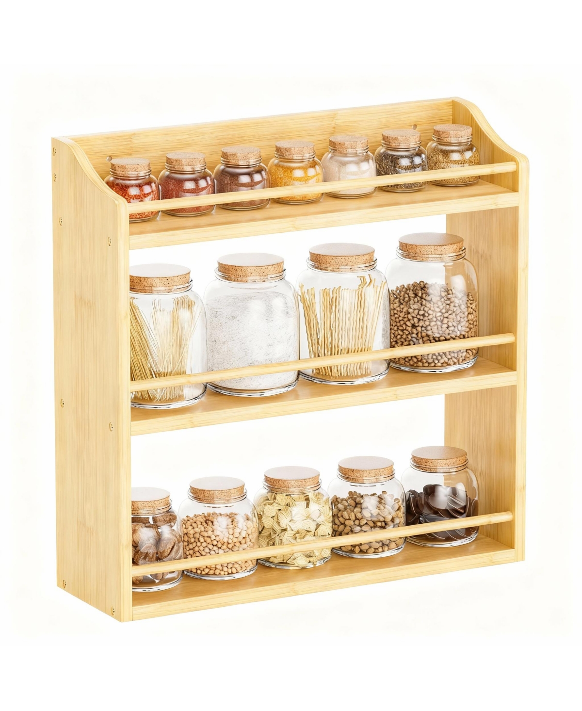 Click here for Yigii 3-Tier Bamboo Spice Rack: Saves Space  Organ... prices