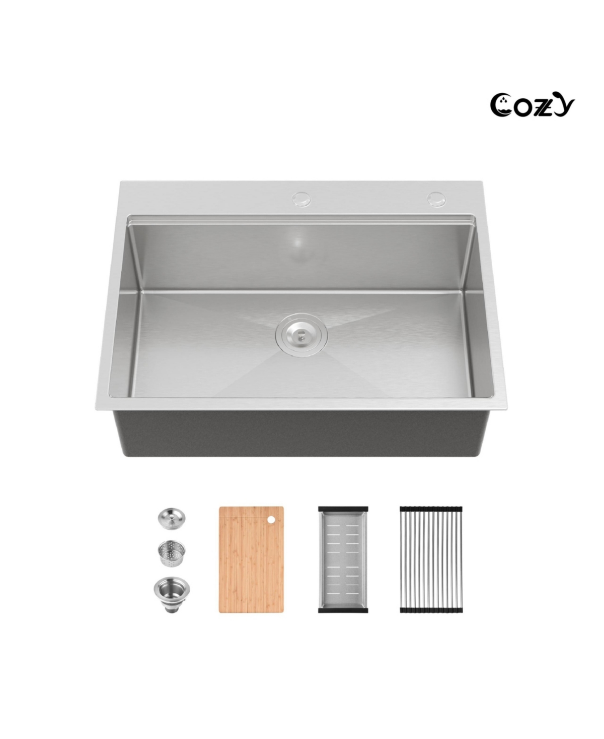 Click here for Busdays Stainless Steel Kitchen Sink Single Bowl O... prices