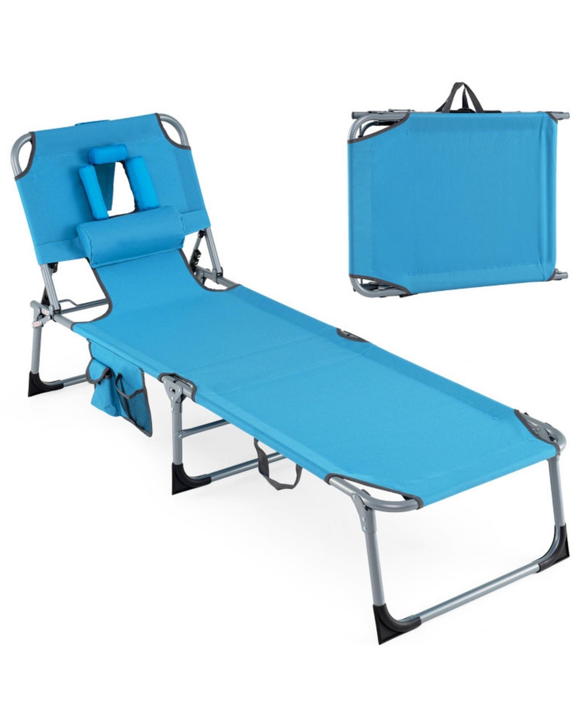 Click here for Sugift Folding Tanning Chair with Face and Arm Hol... prices