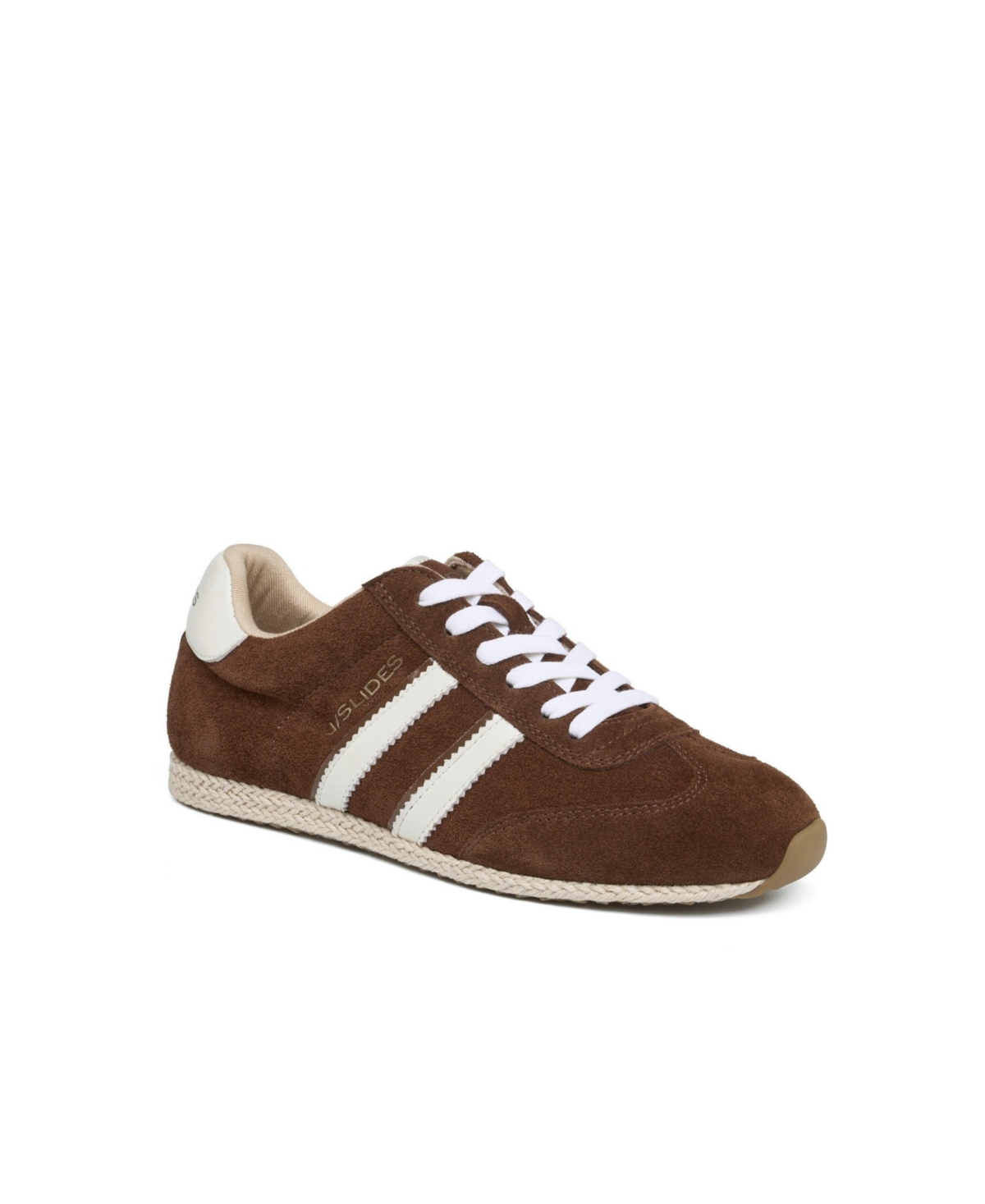 Click here for JSlides Womens Pacey Suede Espadrille Sneaker - Me... prices