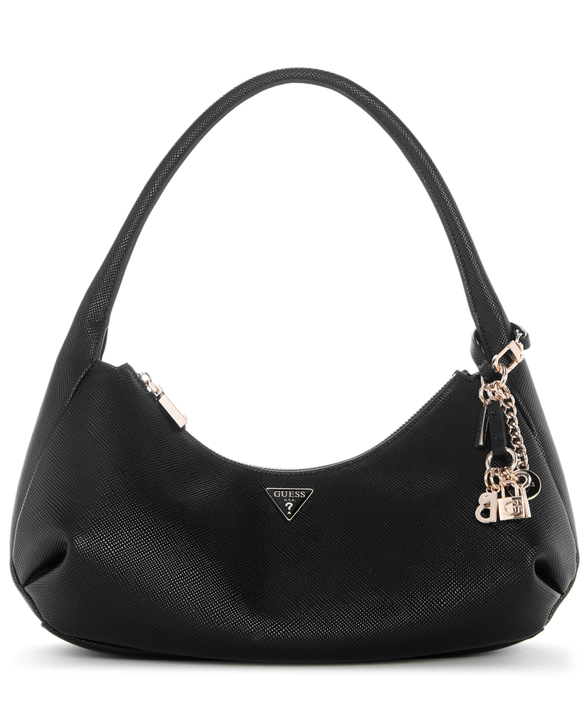 Click here for Guess Gilda Medium Hobo Handbag - Black prices