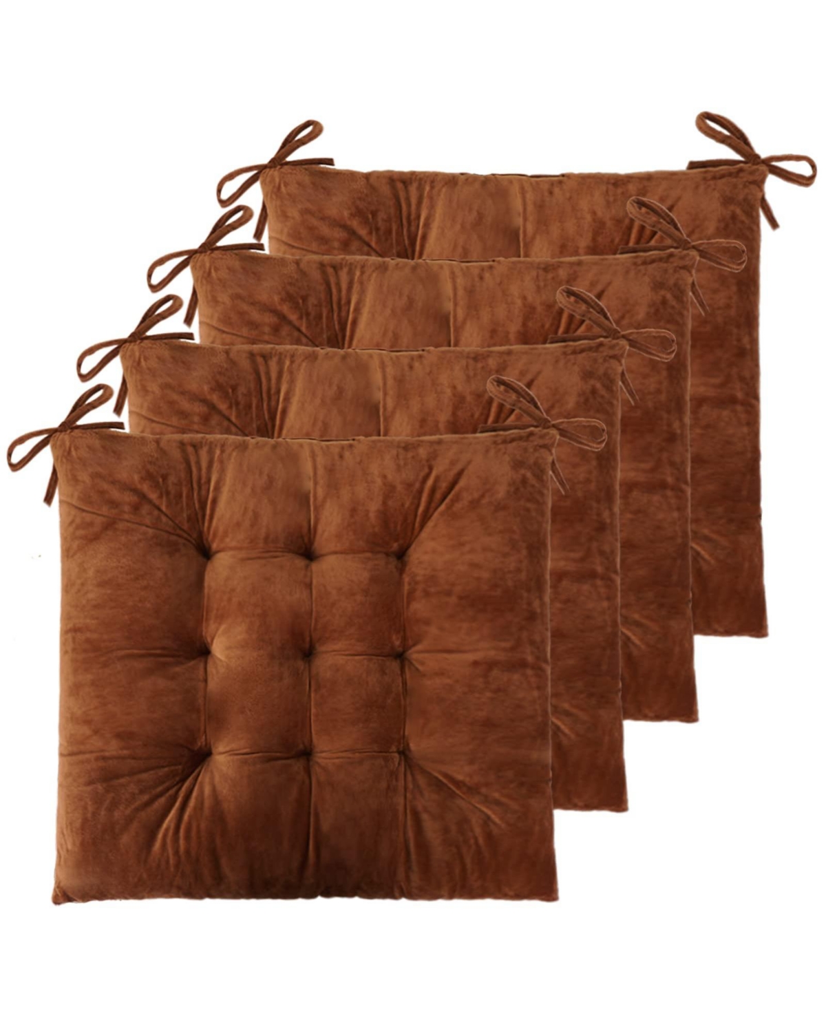 Click here for Gnuadz 4 Piece Tufted Square Seat Cushions With Ti... prices
