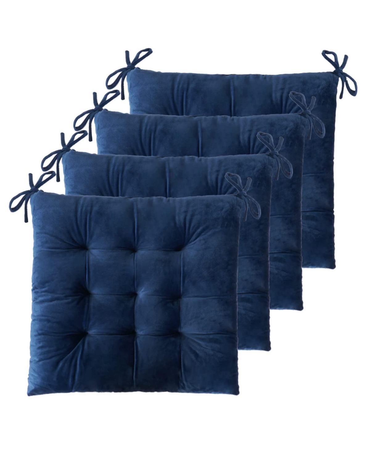 Click here for Gnuadz 4 Piece Tufted Square Seat Cushions With Ti... prices