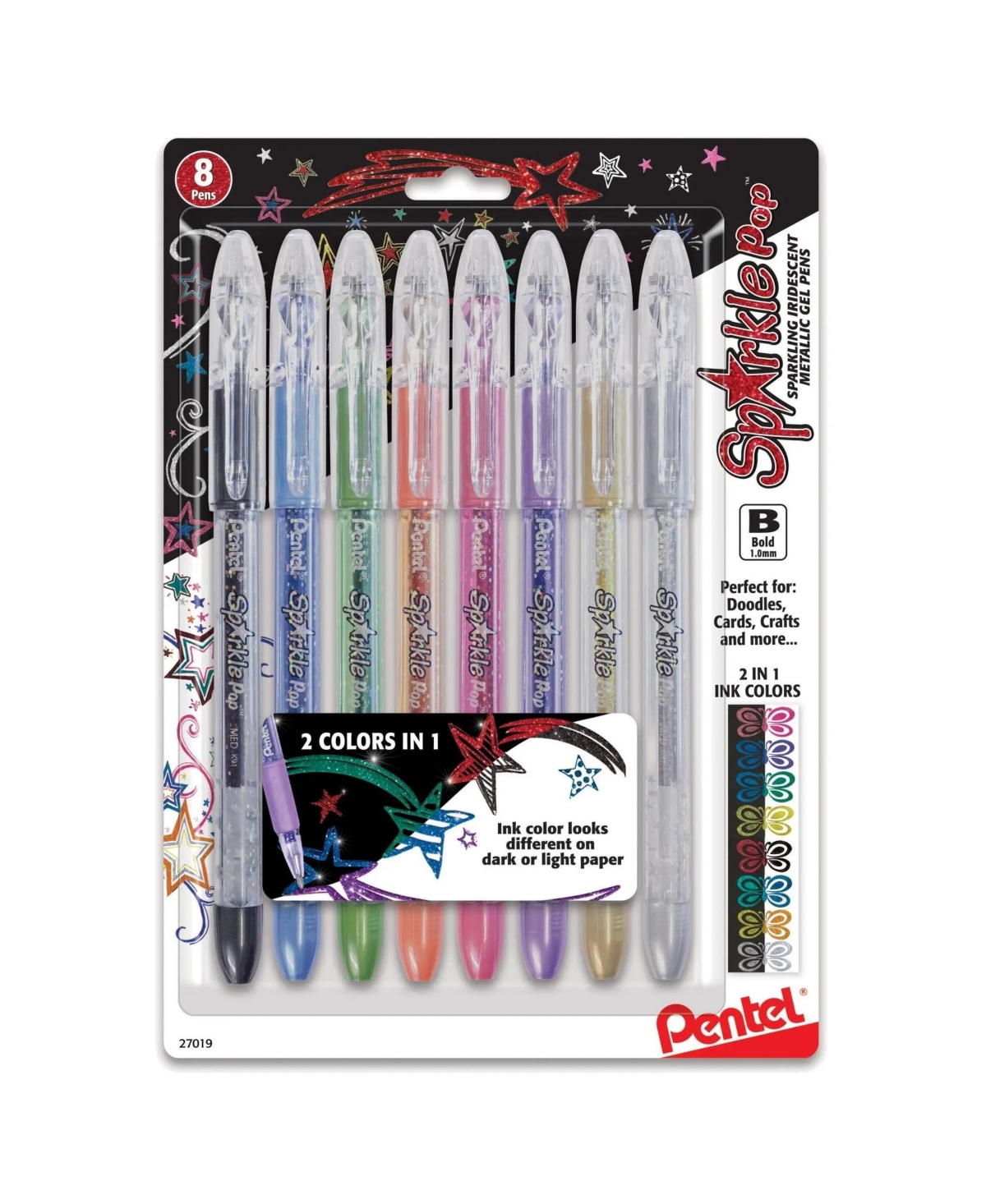 Click here for Pentel Sparkle Pop Metallic Gel Pen  (1.0mm) Bold... prices