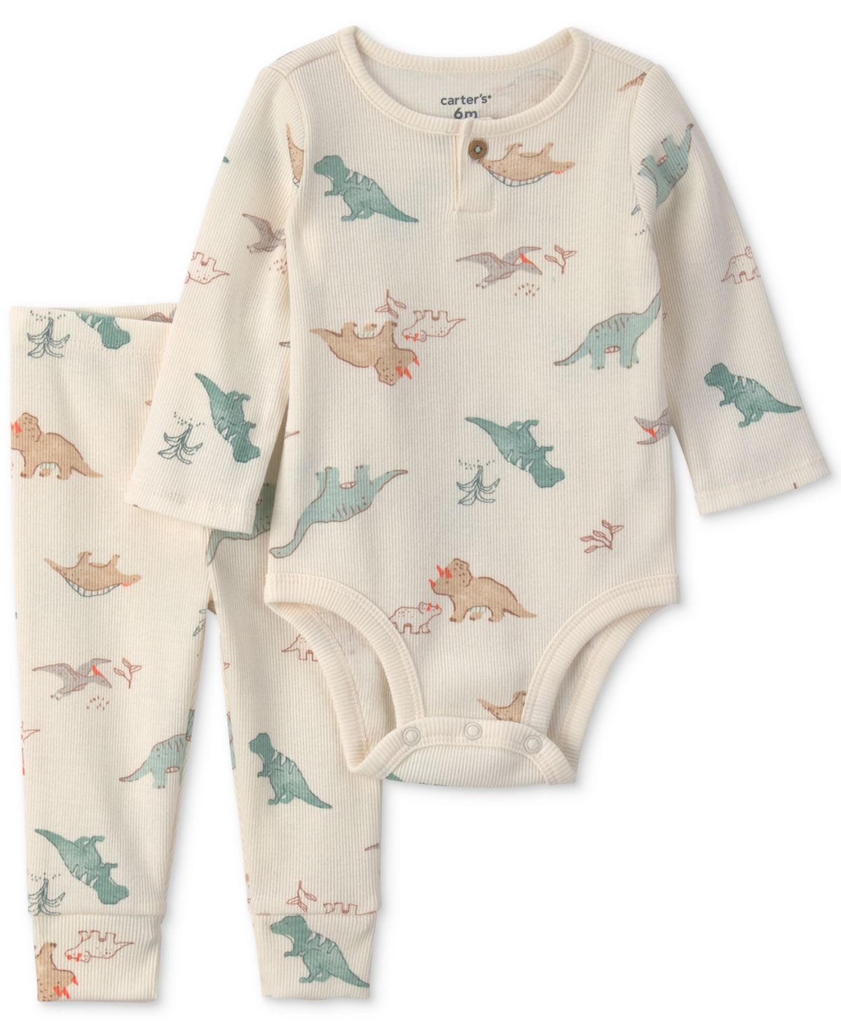 Click here for Carters Baby Boys Dinosaur Bodysuit and Pant 2-Pie... prices